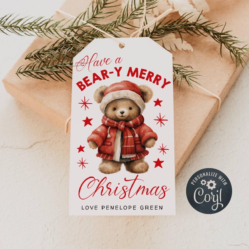 Beary Merry Christmas - Etsy