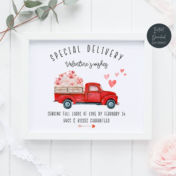 Valentines Day Truck - Etsy