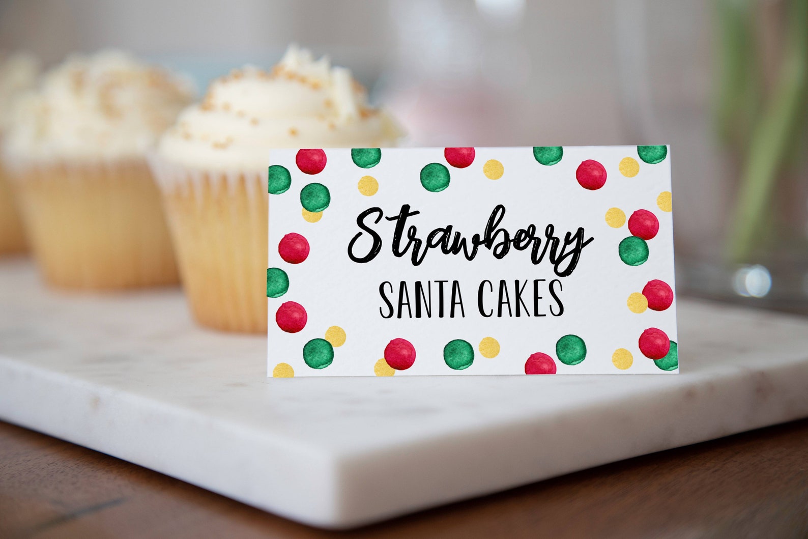 Editable Christmas Buffet Label Template Printable Holiday | Etsy