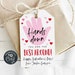Hands Down You Are the Best Valentine's Day Gift Tag Template ...