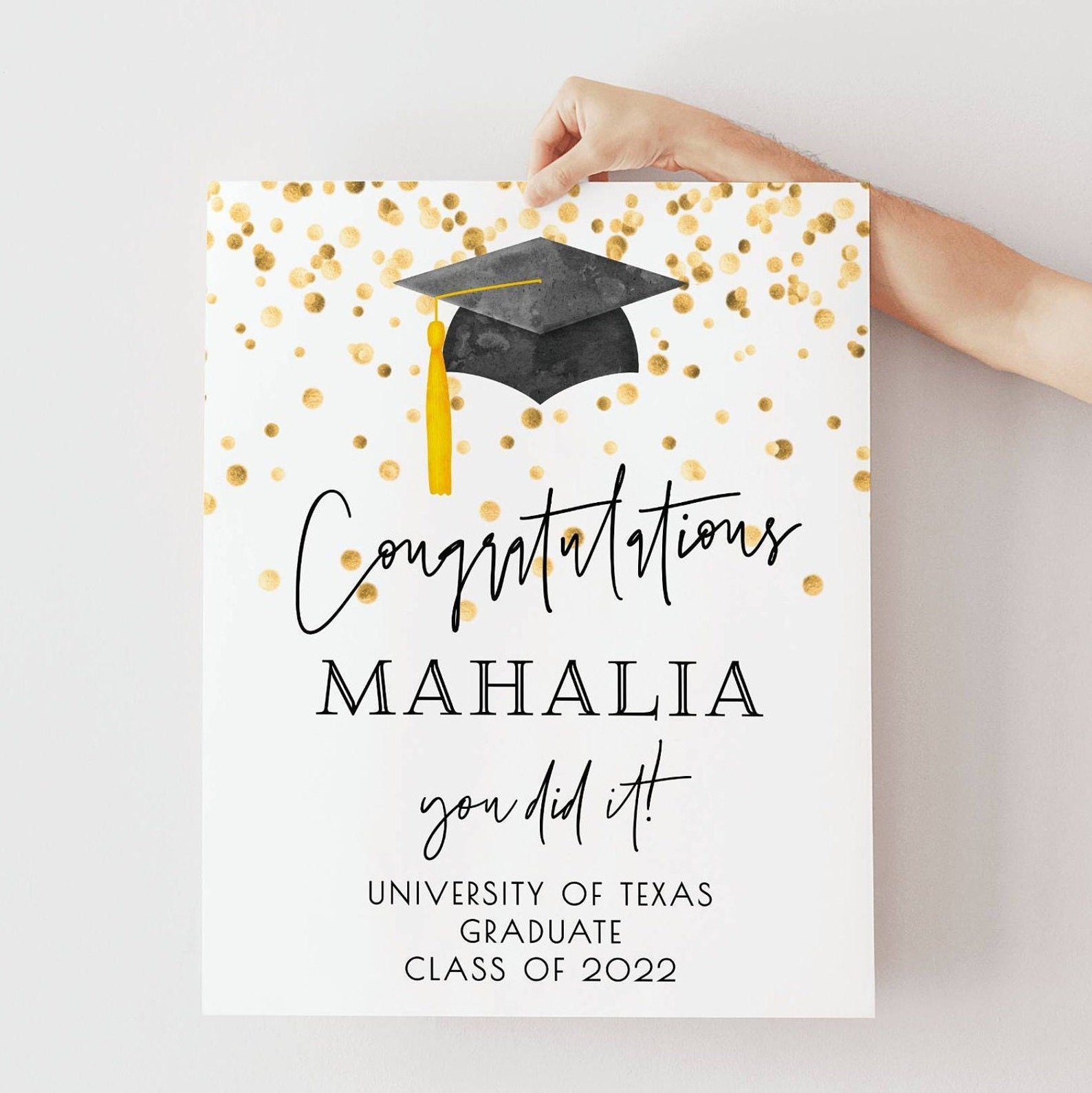 Graduation Welcome Sign Template Printable Congratulations - Etsy
