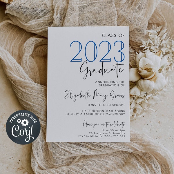 Grad Announcement - Etsy