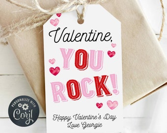 You Rock Valentine, Rock Painting Valentine, Painted Rock, Rocks Candy ...