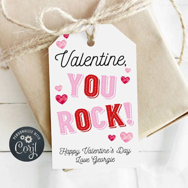 You Rock Valentine - Etsy
