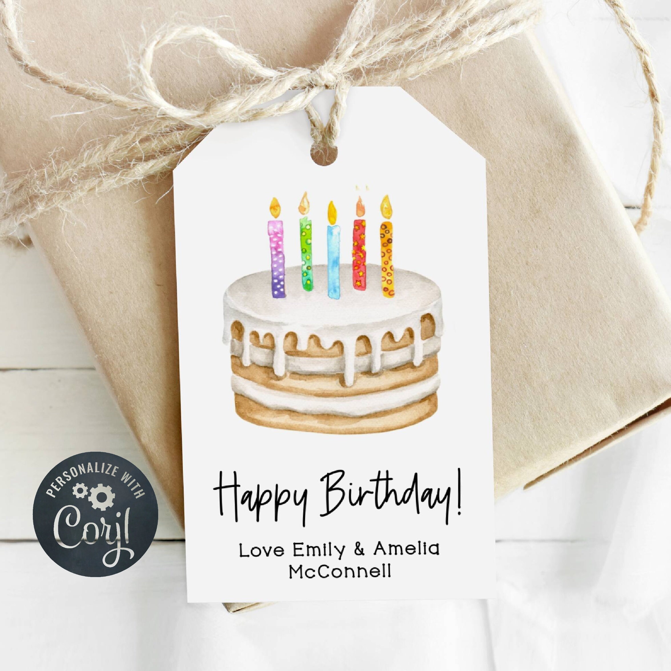 Birthday Cake Template Printable