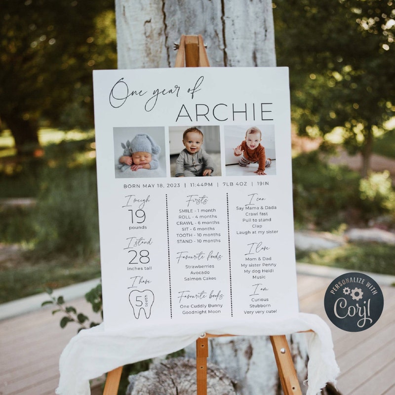 Acrylic Milestone Boys - Etsy UK