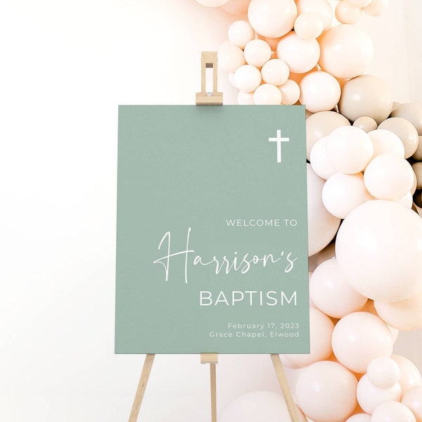 Baptism Sign - Etsy