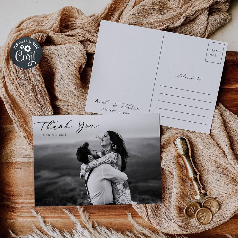 Modern Thank You - Etsy