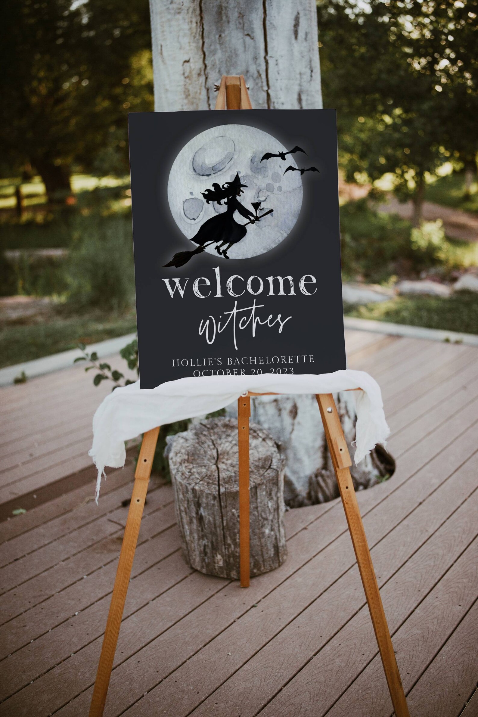 Halloween Bachelorette Welcome Sign Template, Printable Drink up ...