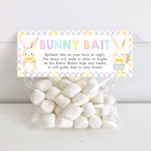 Easter Bunny Bait Bag Toppers, Printable School Easter Basket Treat Bag ...