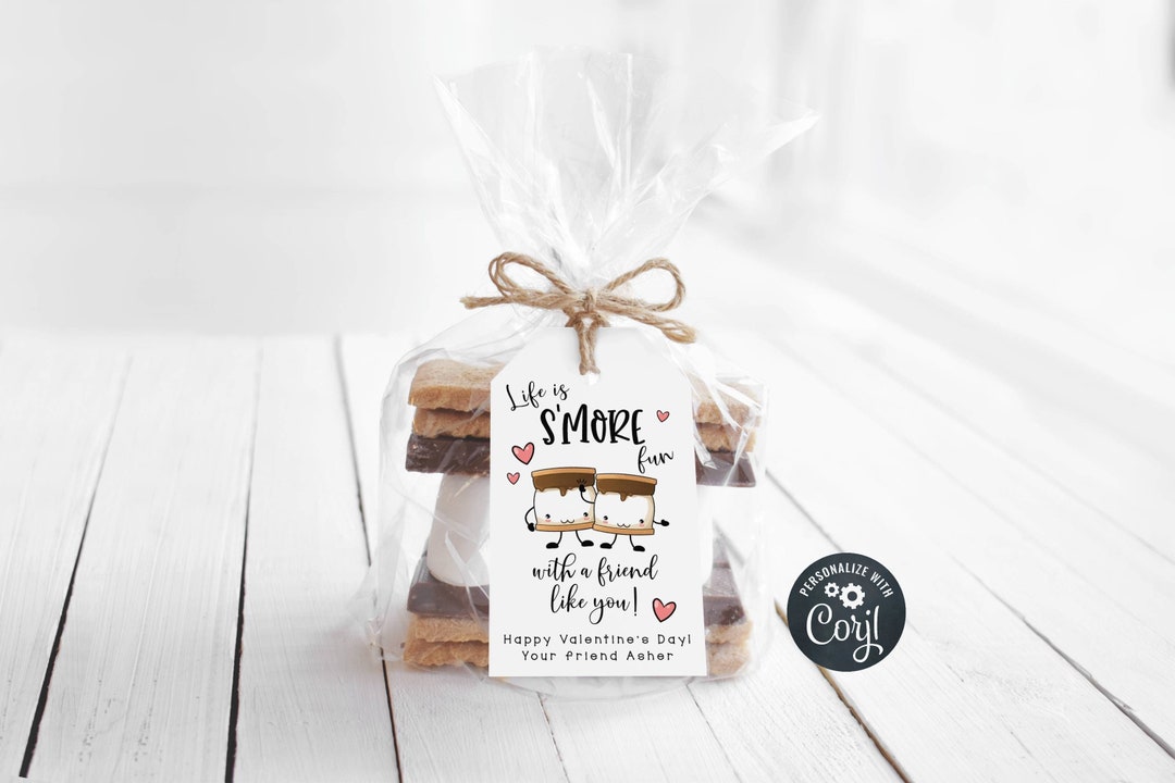 Printable S'mores Valentine's Day Gift Tags Life is - Etsy