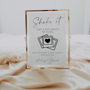 Shake It Like A Polaroid Picture Sign Template, Printable Polaroid ...