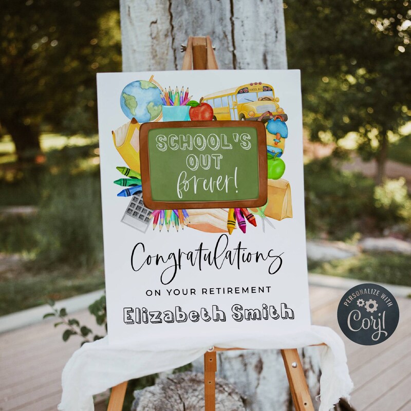 Teacher Retirement Party - Etsy
