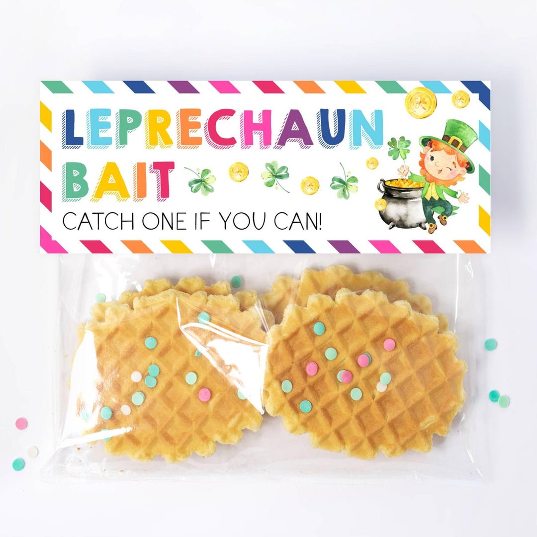 Editable Leprechaun Bait Bag Topper Template, Printable St. Patrick's ...