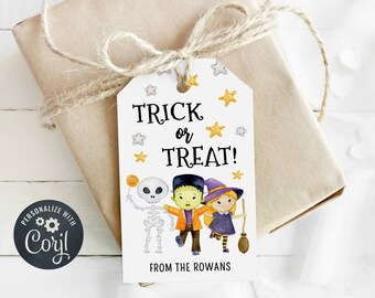 Skeleton Tags Round Paper Gift Tags Set of 10 - Etsy