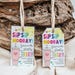 Summer Teacher Appreciation Tumbler Cup Gift Tag Template, Printable ...