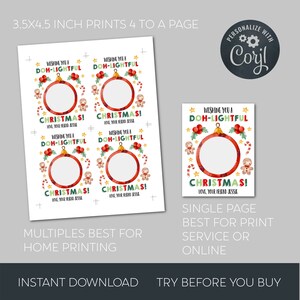 Christmas Play Doh Card Template, Printable Wishing You A Doh-lightful ...