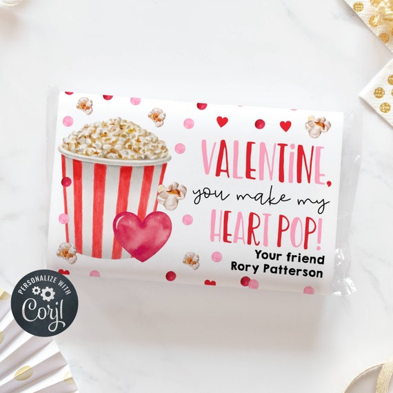 Printable Popcorn Wrappers