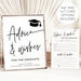 Graduation Advice and Wishes Card & Sign Template, Printable Modern ...