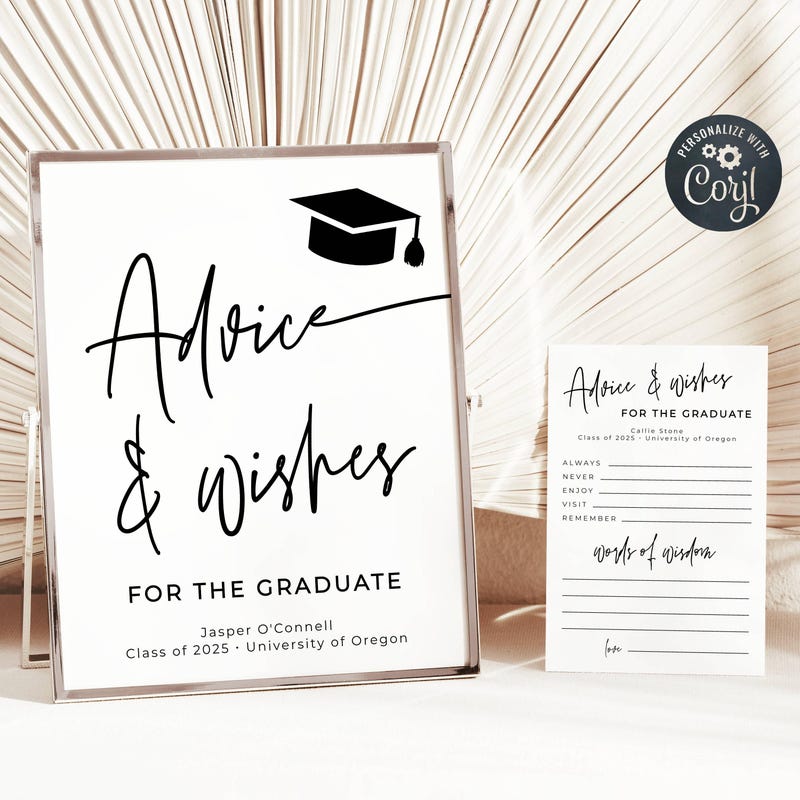 Graduation Advice Cards - Etsy