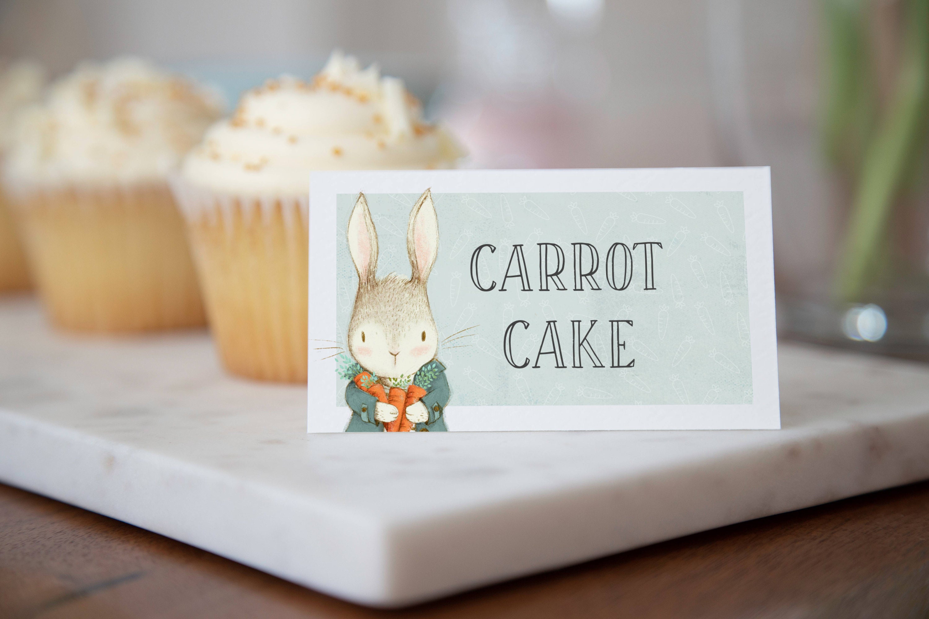 Editable Easter Food Label Template Printable Easter Bunny | Etsy