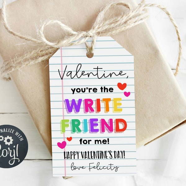 Pencil Valentine - Etsy
