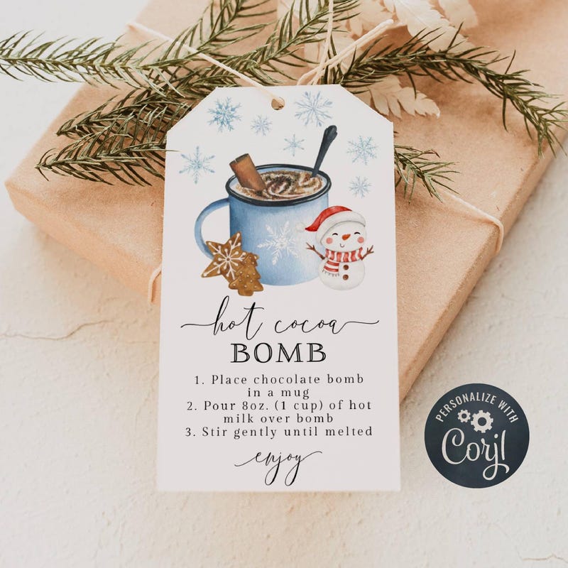 Hot Cocoa Favor - Etsy