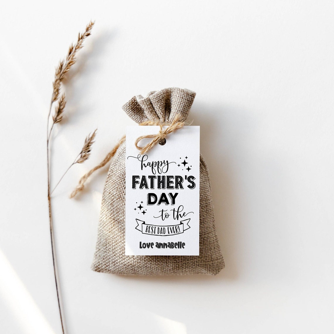 Father's Day Gift Tag Template Printable Fathers Day | Etsy