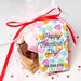 Valentine's Day Candy Hearts Gift Tag Template, Printable Rainbow ...
