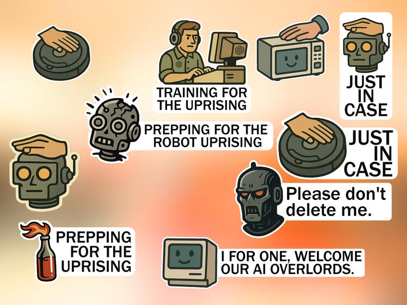 Funny AI Meme Stickers: Chatgpt Humor, Tech Life (digital Download) - Etsy