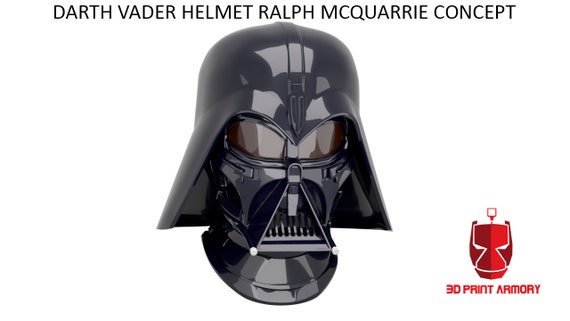 Darth Vader Helmet Ralph Macquarrie Concept - Etsy