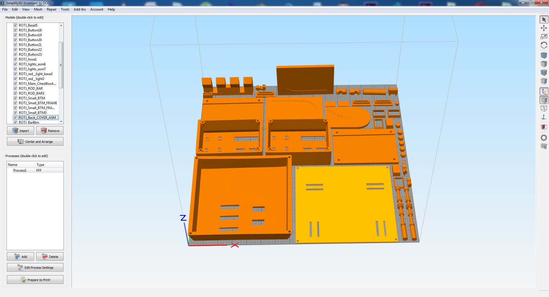 Darth Vader Chest Box Belt Box Armor ESB STL File for 3d Print - Etsy ...
