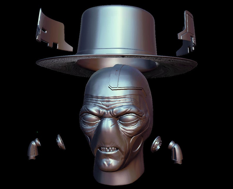 Cad Bane 1:1 Scale Head for 3d Print. - Etsy