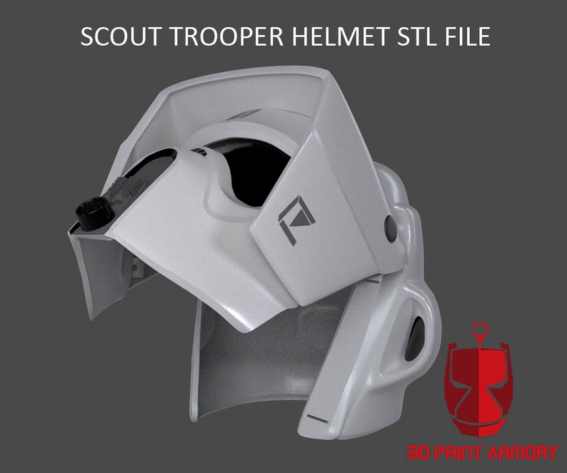 Scout Trooper Helmet STL File for 3d Print - Etsy