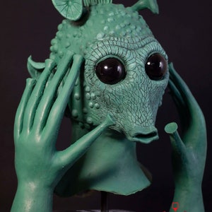 Greedo Rodian Latex Mask and Hands - Etsy