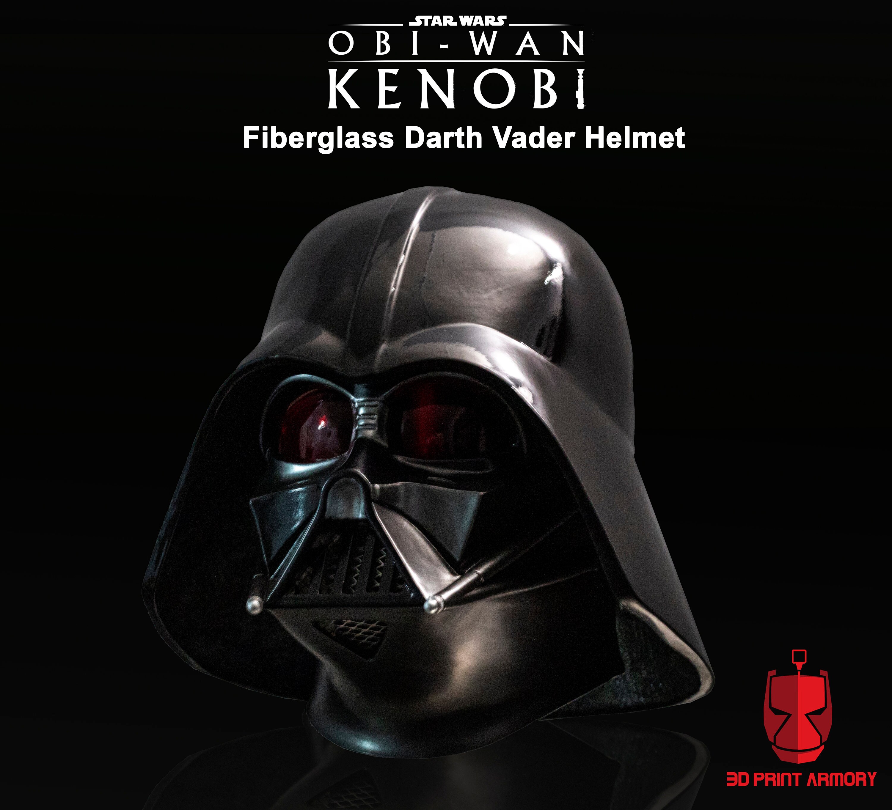 Darth Vader Kenobi Fiberglass Helmet - Etsy