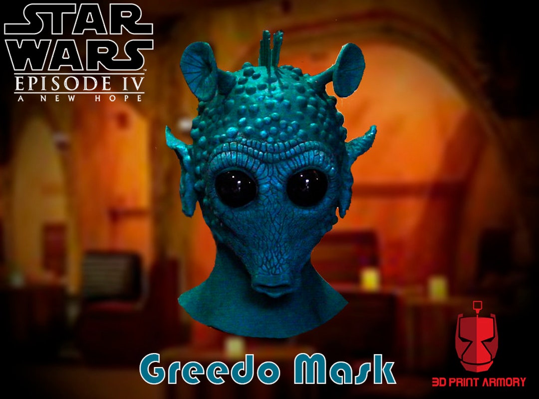Greedo Rodian Latex Mask and Hands - Etsy