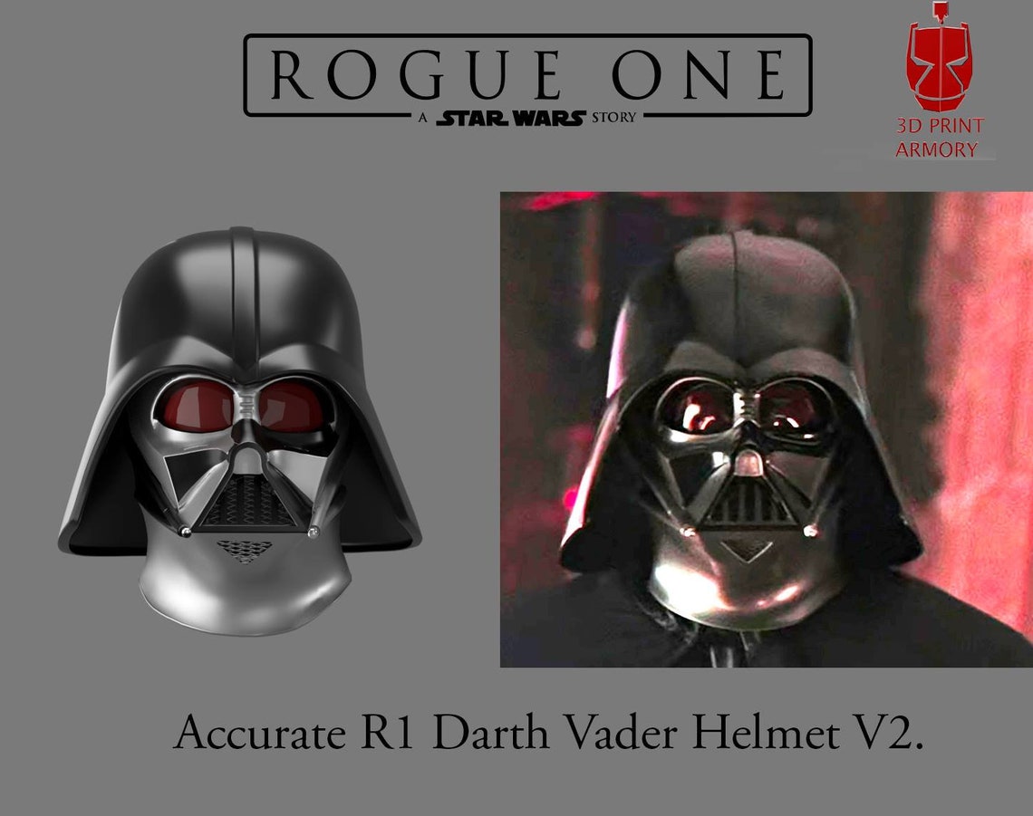 Darth Vader Rogue One STL File for 3d Print V2 - Etsy