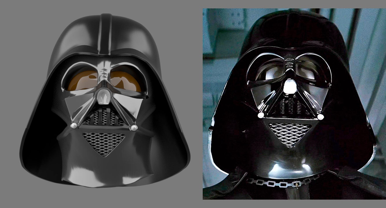 ROTJ Darth Vader Helmet STL - Etsy México