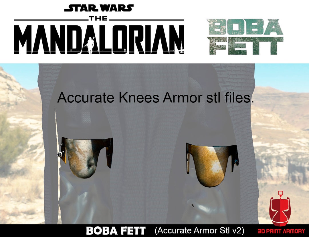 Boba Fett V2 Knee Armor - Etsy