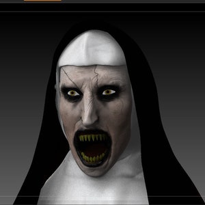 THE NUN, Conjuring Valak 1 1 Scale Bust - Etsy