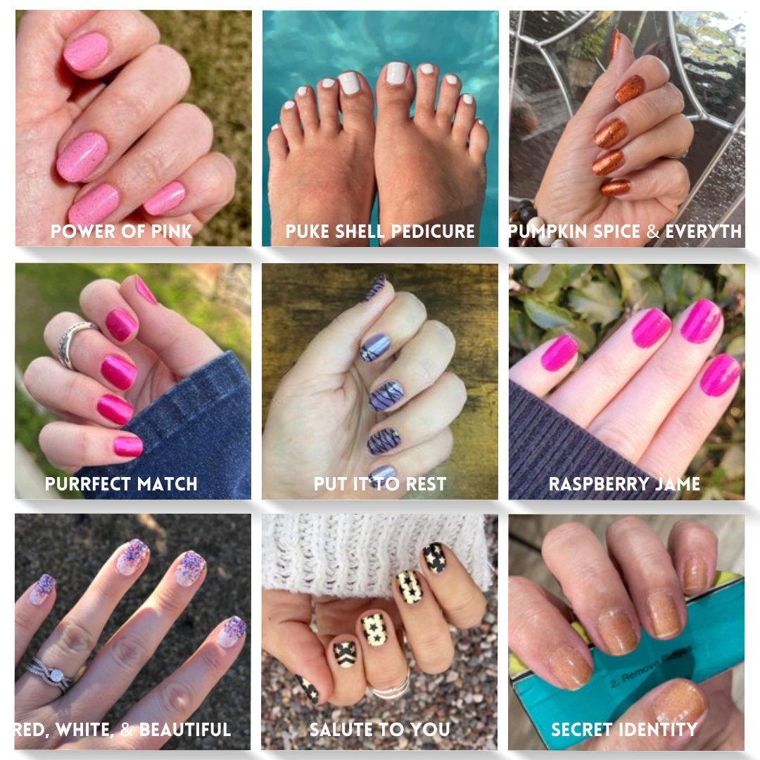 Color Street Nail Strips - Various - 100% Real Nail Polish - Solid ...