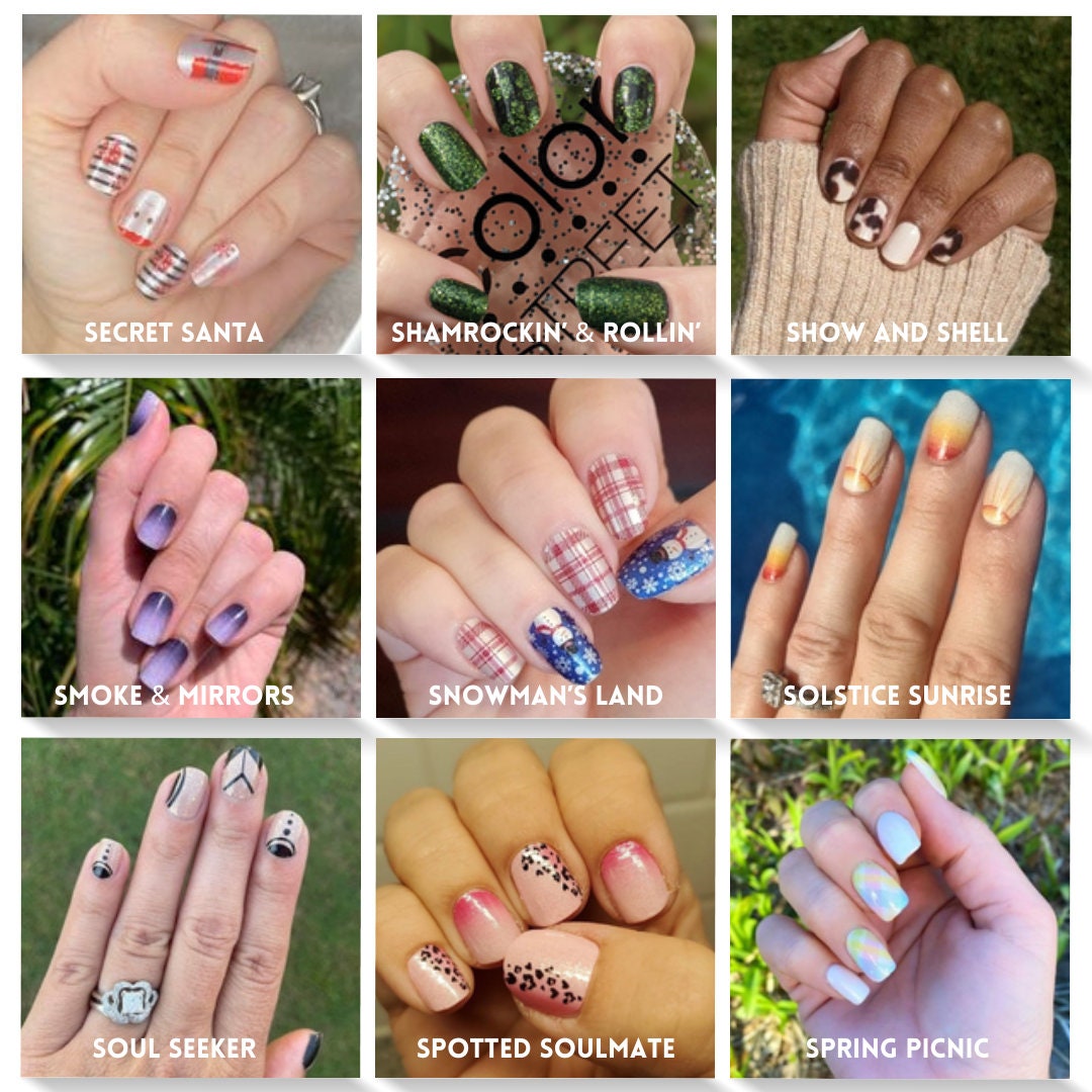 Color Street Nail Strips - Various - 100% Real Nail Polish - Solid ...