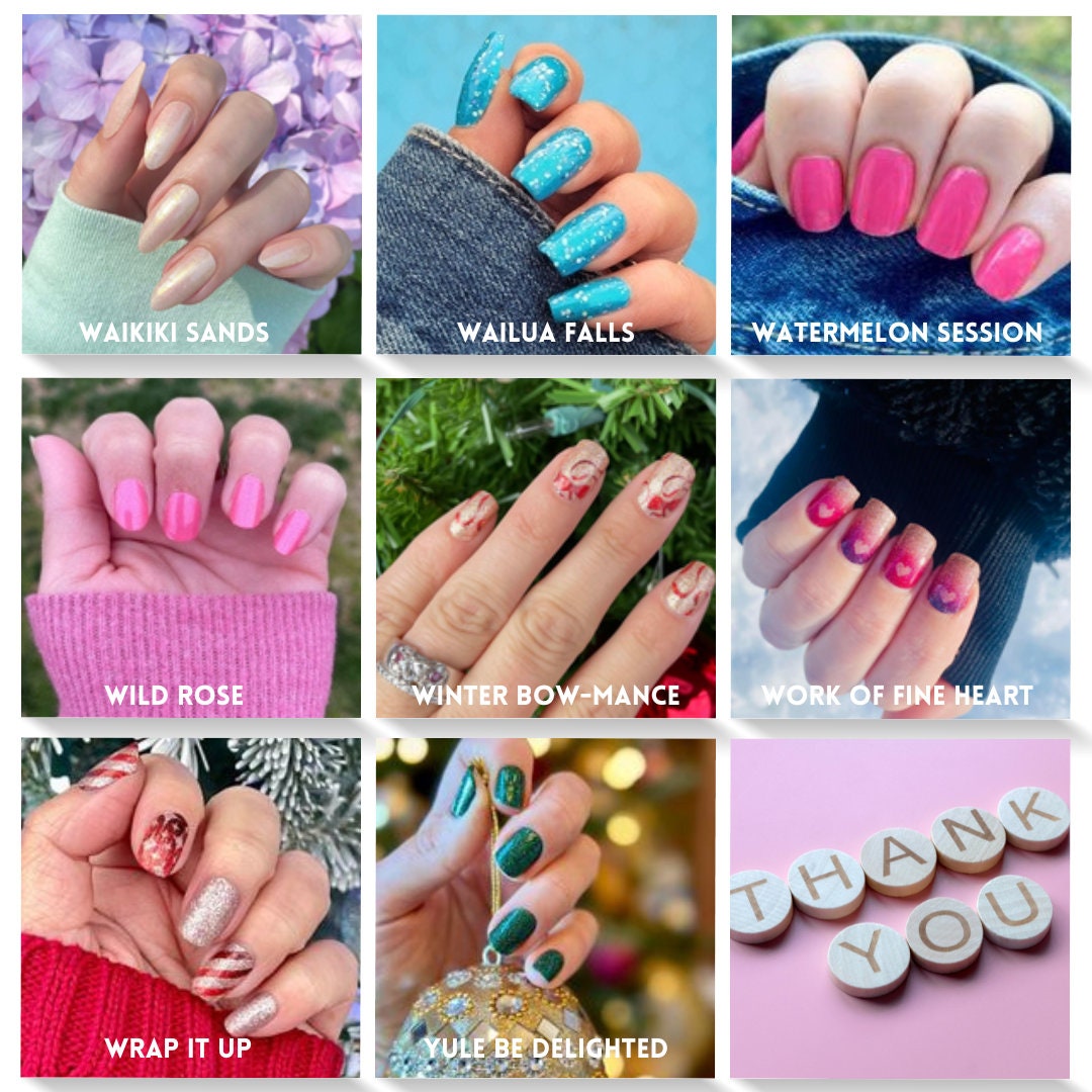 Color Street Nail Strips - Various - 100% Real Nail Polish - Solid ...