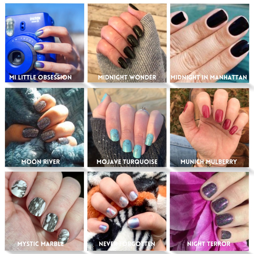 Color Street Nail Strips - Various - 100% Real Nail Polish - Solid ...