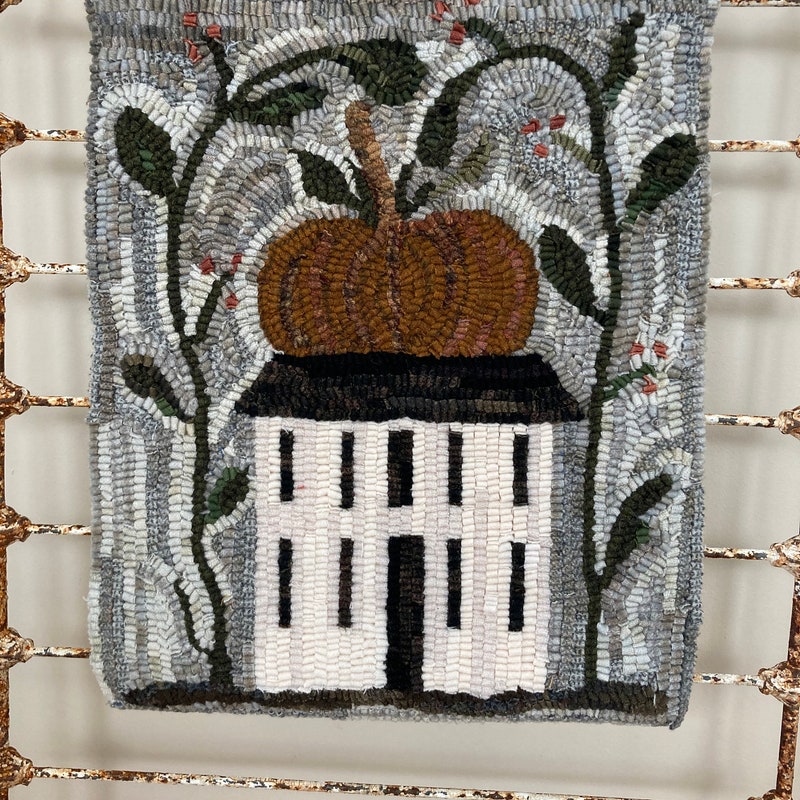 Primitive Hooked Rug - Etsy