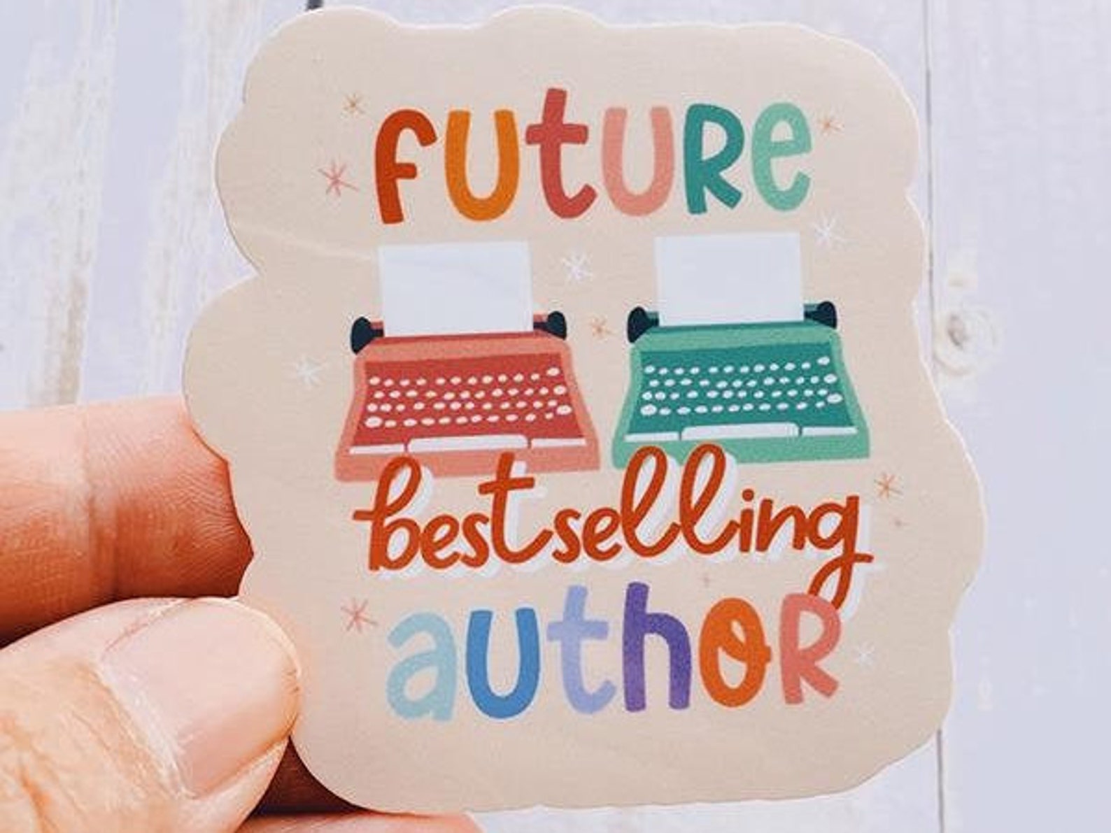 Future Best Selling Author Sticker - Etsy