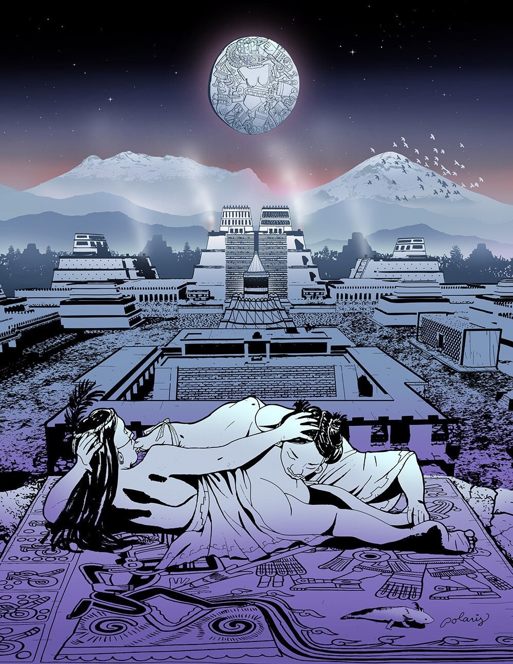 TenochtitlÁn Temptations Erotic Art Aztec Mexica Queer Etsy Uk