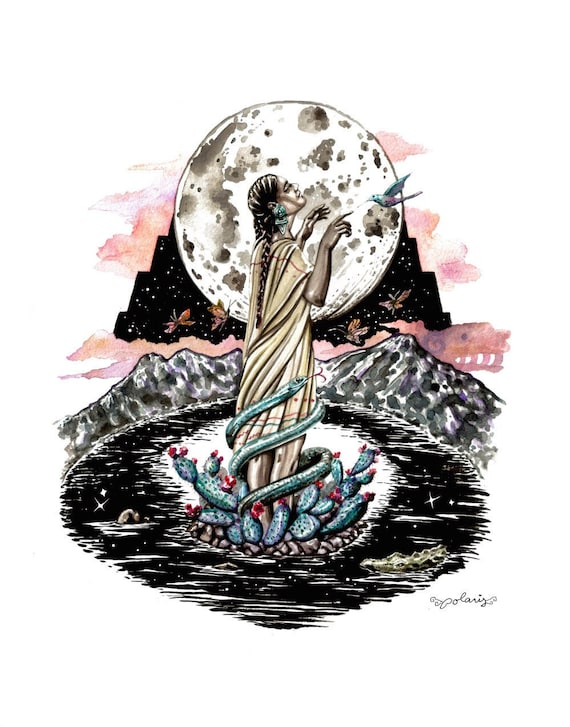 Tenochtitlán Original Art Mexica Aztec Capital Anahuác - Etsy Australia