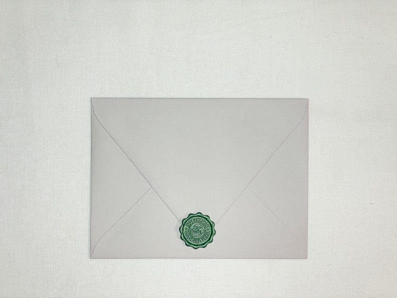 North Pole Santa Stamp Wax Seal – Red or Green Wax, Circle or Wavy ...